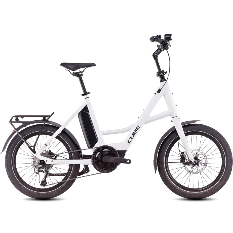 Cube Compact Hybrid 500 Electric Bike in Cotton/Reflex