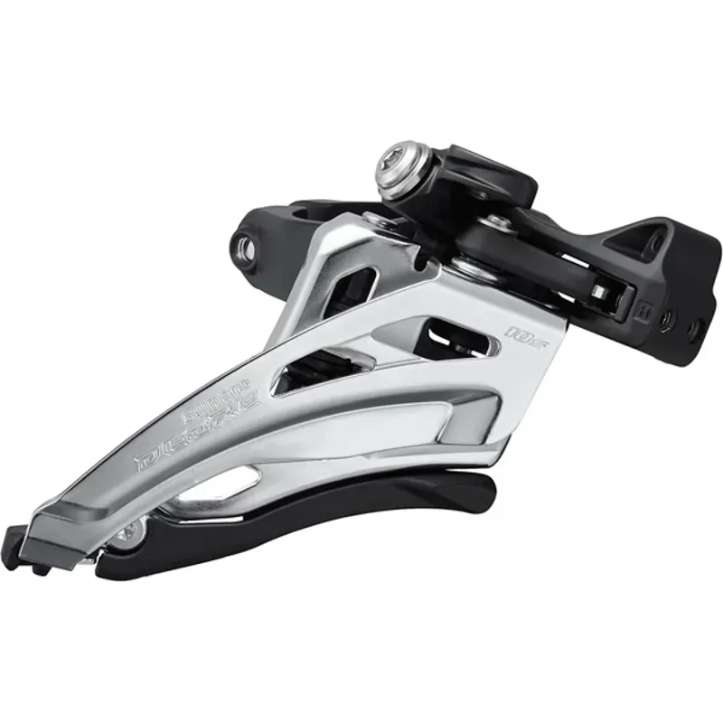 FR MECH M4100-D Deore 10s Dbl S/S Dir Silver/ Black double direct mount