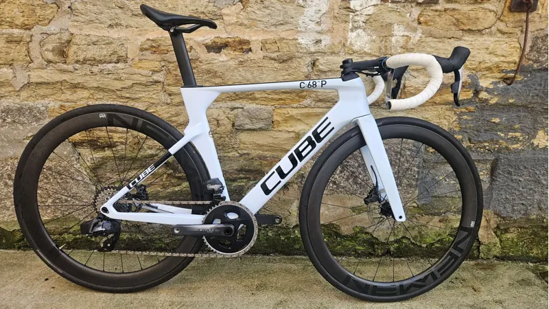 Cube Litening C:68X PRO Carbon in White 54cm - Second Hand